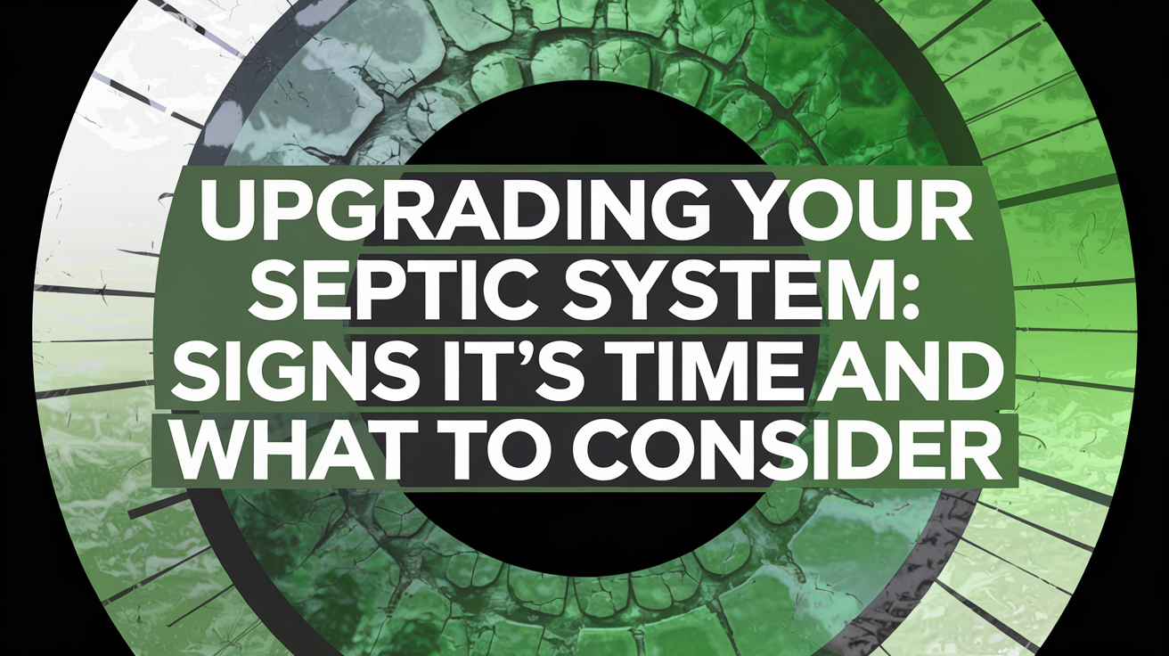 Upgrading Your Septic System: Signs It's Time and What to Consider
