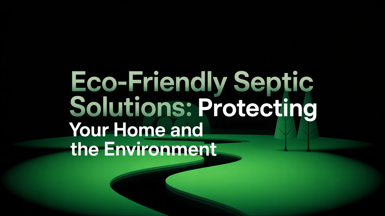 Eco-Friendly Septic Solutions: Protecting Your Home and the Environment