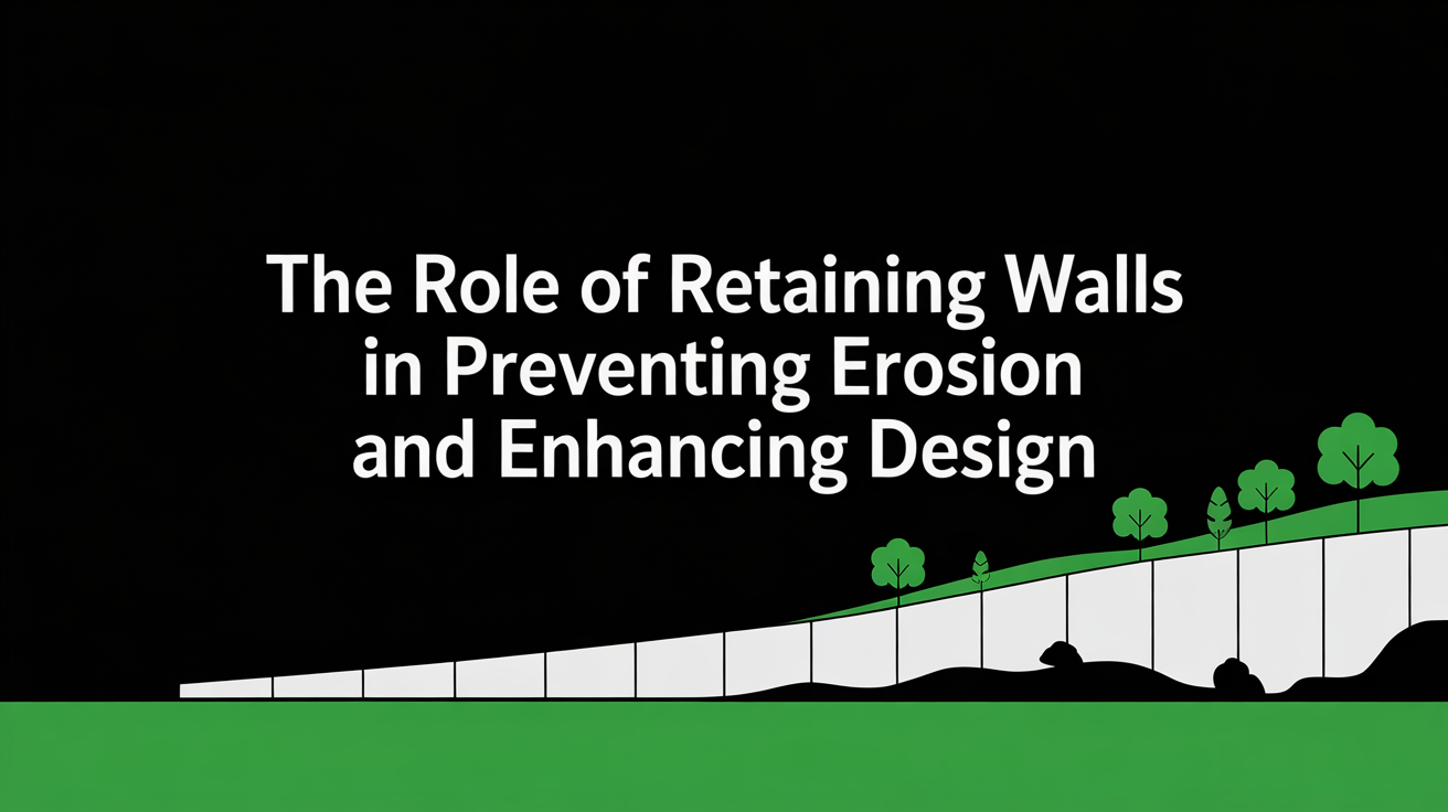 The Role of Retaining Walls in Preventing Erosion and Enhancing Design