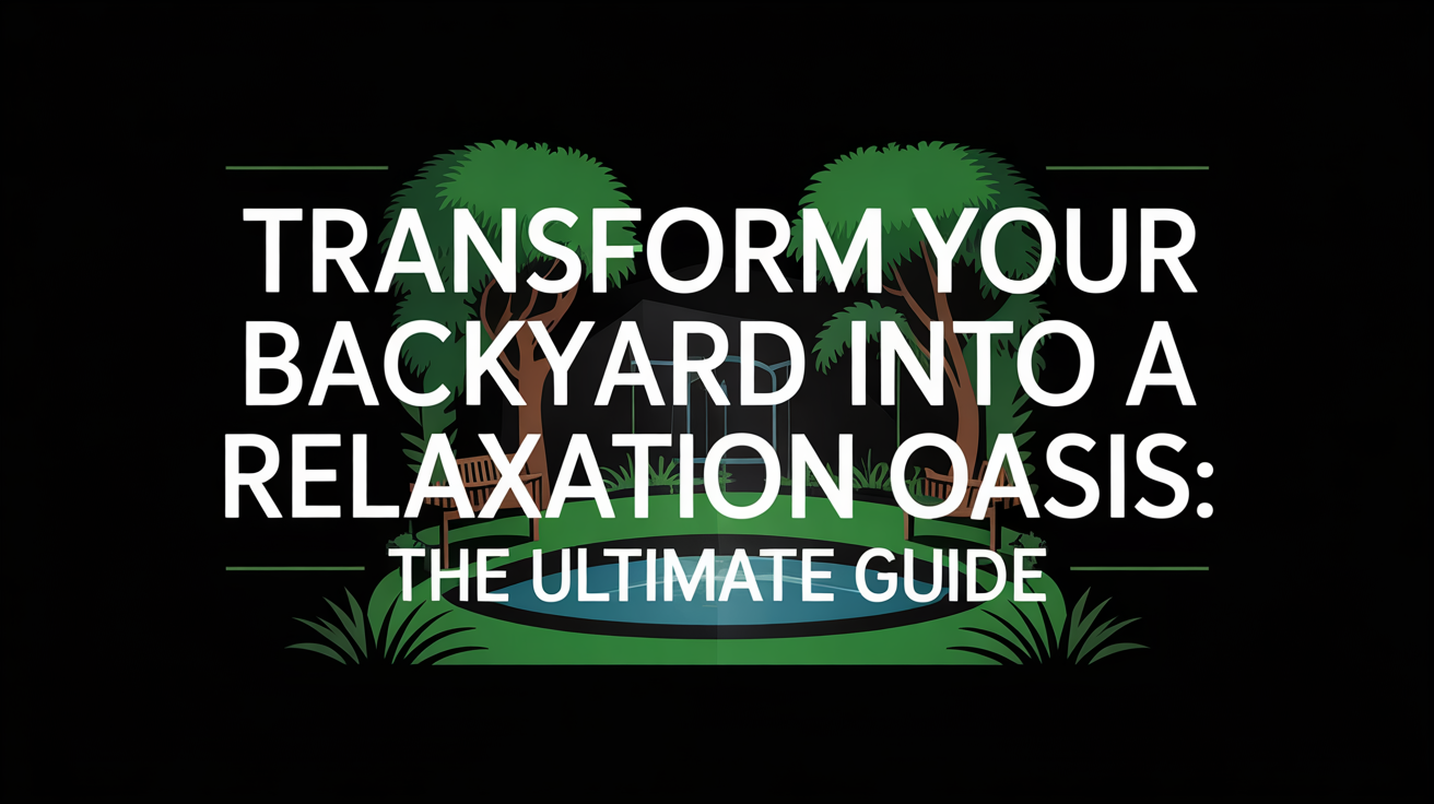 Transform Your Backyard into a Relaxation Oasis: The Ultimate Guide