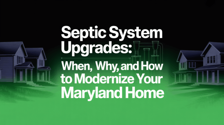 Septic System Upgrade Maryland: Modernize Your Home’s Septic (2025)