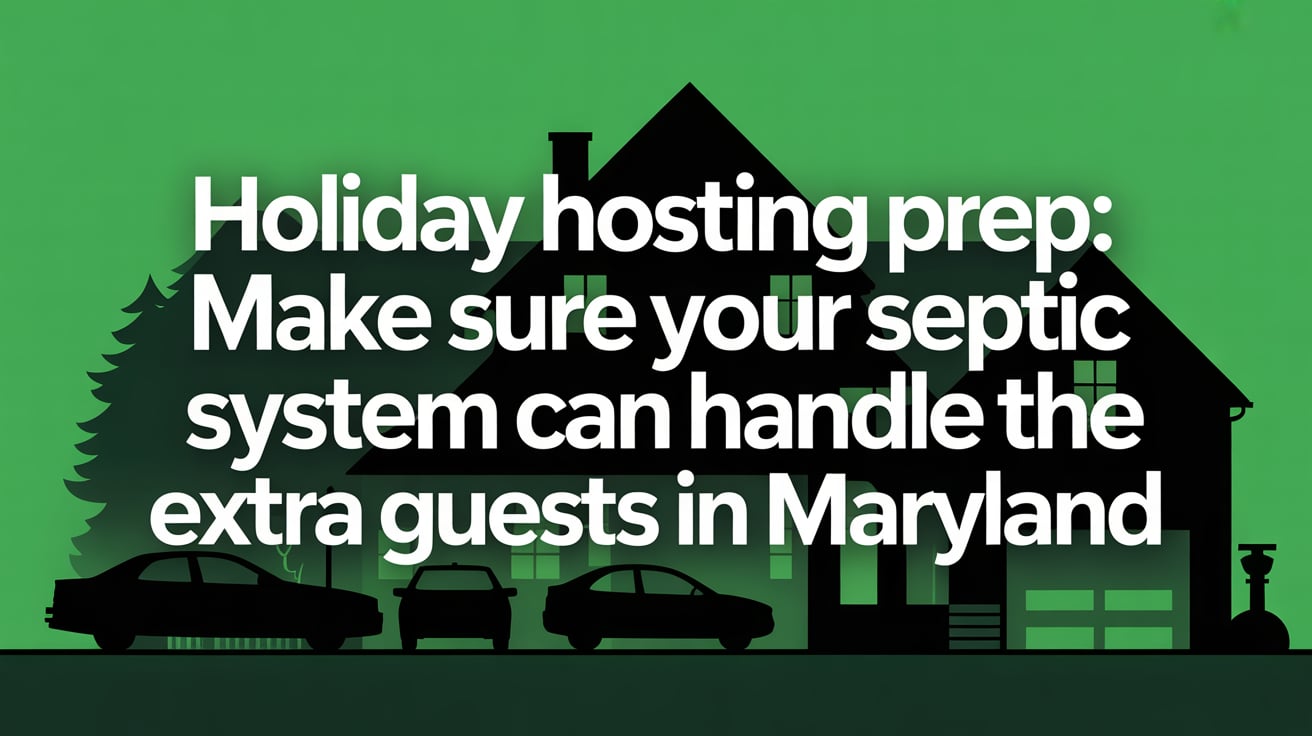 Holiday Septic Prep Maryland: Get Ready for Extra Guests (2025)