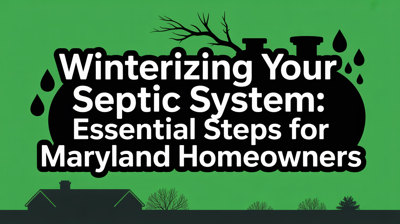 Winter Septic System Maryland: Essential Winterization Guide (2025)
